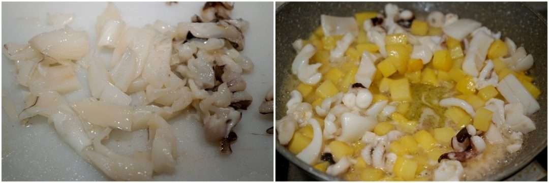 Seppie in umido con patate - Farine Speciali